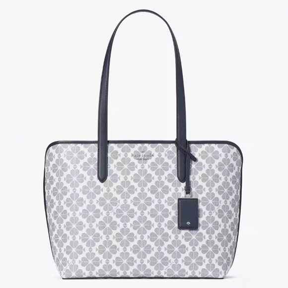 kate spade | Bags | Kate Spade Signature Spade Flower Monogram Tote ...